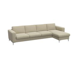 Ecksofa FLEXLUX, B:295cm H:85cm T:159cm, beige, Wohnzimmer, Sofas, "Fiore, super Sitzkomfort durch Kaltschaum im Sitz, L-Form", breite Armlehnen,