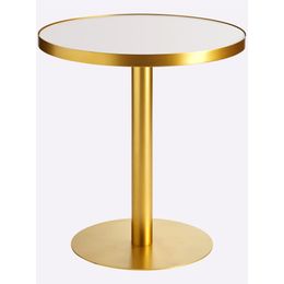 Beistelltisch HEINE HOME, H:75cm, gold, Wohnzimmer, Tische