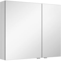 Spiegelschrank SAPHIR, B:80cm H:68,2cm T:17,6cm, wei&szlig;, Badezimmer, Schr&auml;nke, "3980", vormontiert