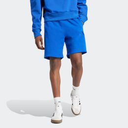 Herren Shorts "M A SZN FL SHO", blau, Gr. L, adidas Sportswear, Obermaterial: 70% Baumwolle, 30% Polyester, Hosen