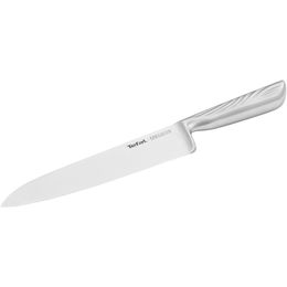 Tefal Kochmesser "Precision", Klingenl&auml;nge 20cmedelstahl, Kochmesser, 20 cm, 22-Klingenwinkel, Eish&auml;rtungstechnologie, Wellenmuster