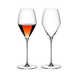 Weinglas "Ros&eacute; Weingl&auml;ser Veloce 347 ml 2er Set transparent", transparent, RIEDEL THE WINE GLASS COMPANY, Trinkgef&auml;&szlig;e
