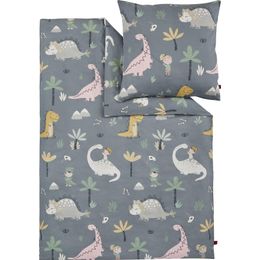 Kinderbettw&auml;sche s.Oliver, grau, Mako-Satin, Obermaterial: 100% Baumwolle, Bettw&auml;sche, "Satinbettw&auml;sche s.Oliver Junior", in verschiedenen Designs: