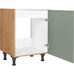 Sp&uuml;lenschrank Nobilia, B:60cm H:87cm T:58,3cm, gr&uuml;n, K&uuml;che, Schr&auml;nke, ""Cascada", Ausrichtung w&auml;hlbar, vormontiert, in den Breiten", 45 und 60 cm,
