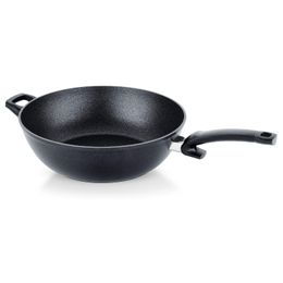 Fissler Wok "Adamant", Ø 32cm, schwarz, Pfannen, induktionsgeeignet, kratzfeste Antihaft-Beschichtung, Made in Germany