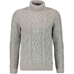 Ragman Herren Rollkragenpullover, grau, Gr. XXXL, 100% Baumwolle, Pullover