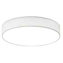 Trio LEUCHTEN LED Deckenleuchte "LUGANO", Ø 40cm H: 10,5cm, weiß, Wohnzimmer, Leuchten, LED Deckenlampe, Switch Dimmer