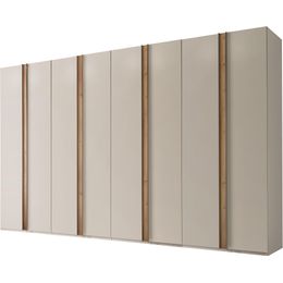 Dreht&uuml;renschrank Wiemann, B:393,1cm H:216cm T:58cm, beige, Holzwerkstoff, Schr&auml;nke, "Lagos", inkl. T&uuml;rend&auml;mpfung