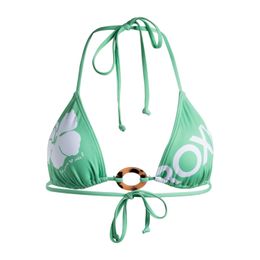 Roxy Damen Triangel-Bikini-Top "OG Roxy"zephyr grün og Roxy small, Gr. L, 87% Nylon, 13% Elasthan, Bikini-Oberteile