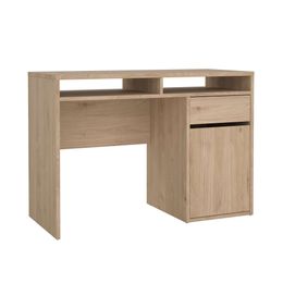 Schreibtisch Inosign, B:110,2cm H:77,4cm T:48,2cm, braun, Kinderzimmer, Tische, "Funktion Plus, Arbeitstisch, B&uuml;rotisch", Computertisch mit 1 T&uuml;r und