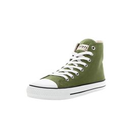 Ethletic Damen Sneaker "White Cap Hi Cut", Gr. 36, grün, Obermaterial: 100% Baumwolle; Futter: 100% Baumwolle; Decksohle: 100% Baumwolle; Sohle: 100%