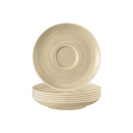 Seltmann Weiden Untertasse "Espressountertassen Terra ø 12 cm 6er Set", beige, Speiseteller