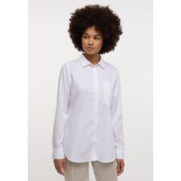 Eterna Damen Hemdbluse "REGULAR FIT"wei&szlig;, Gr. 42, 70% cotton, 30% Lyocell, Blusen