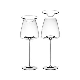 ZIEHER Rotweinglas "Weingl&auml;ser + Deckel Vision Intense 640 ml 2er Set transparent", 2 tlg., transparent, Trinkgef&auml;&szlig;e