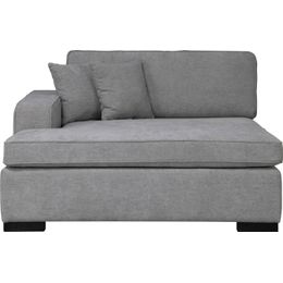 Sofaelement Home Affaire, B:140cm H:86cm T:190cm, grau, 100% Polyester, Polsterelemente, "Skara XXL", Modul XXL - zum eigenen Zusammenstellen,