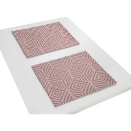 Platzset Adam, B:30cm L:40cm, lila, Obermaterial: 100% Baumwolle, Platzsets, "Easy Diamond"