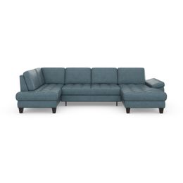 Sit & More Wohnlandschaft SIT & MORE, B:338cm H:88cm T:172cm, bunt, 100% Polyester, Sofas, "Westham U-Form", wahlweise mit Bettfunktion, Bettkasten,