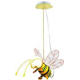 Globo LIGHTING LED-Hängeleuchte "KITA", 1 Stk., bunt, Leuchten, Kinderlampe, Kinderleuchte, Kinderzimmer, Biene, Hängeleuchte