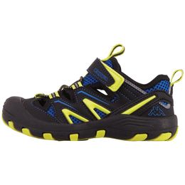 Kappa Kinder Outdoorsandale, Gr. 25, schwarz, Kunstfaser, Synthetik, mehrfarbig, Schuhe, mit robuster Zehenkappe