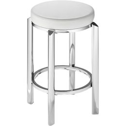 Hocker, H:51cm, weiß, Badezimmer, Hocker