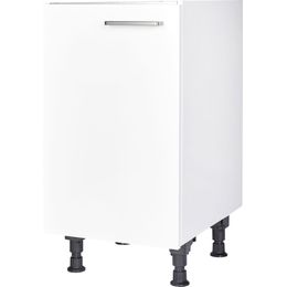 Sp&uuml;lenschrank Nobilia, B:45cm H:87cm T:58,3cm, wei&szlig;, K&uuml;che, Schr&auml;nke, ""Touch", Ausrichtung w&auml;hlbar, vormontiert, in den Breiten", 45 und 60 cm, mit