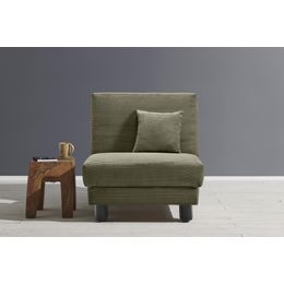 ell+ell Sessel ELL + ELL, B:85cm H:90cm T:100cm, gr&uuml;n, 92% Polyester 8% Nylon, Wohnzimmer, Sessel, "Enny"