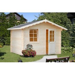 Gartenhaus Palmako, beige, Massivholz, Gartenh&auml;user, "Emma", 4,6 qm