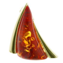 OSTSEE-SCHMUCK Damen Kettenanh&auml;nger "OSTSEE-SCHMUCK Anh&auml;nger Gleiter-Imke 22 Anh&auml;nger Gleiter-Imke 22", 21 x 19mm, Gelbgold 333, 2,8 g, gelb,