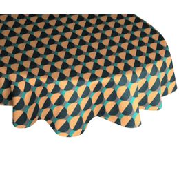 Tischdecke Adam, B:220cm L:145cm, bunt, Bio-Baumwolle, Tischdecken, "Circles", aus 100% Bio-Baumwolle