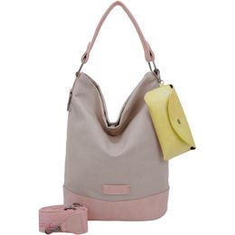 Damen Schultertasche "Izzy07 Olga", Fritzi aus Preussen, beige, Baumwolle, mehrfarbig, Taschen, aus veganen und recycelten Materialien