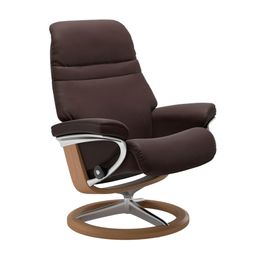 Relaxsessel stressless, B:79cm H:103cm T:73cm, braun, Leder BATICK: BATICK ist ein leicht korrigiertes, durchgef&auml;rbtes und genarbtes M&ouml;belleder, bei