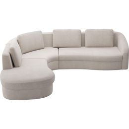 Sit & More Ecksofa SIT & MORE, B:303cm H:88cm T:274cm, beige, 95% Polyester 5% Polyamid, Wohnzimmer, Sofas, "Jazz L-Form", In weiteren Gr&ouml;&szlig;en erh&auml;ltlich