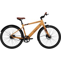 SACHSENRAD E-Bike "C3T", 48cm, 28 Zoll (71,12cm), orange, Elektrofahrräder, Riemenantrieb, Nur 18 kg (ohne Gepäckträger und Schutzbleche)