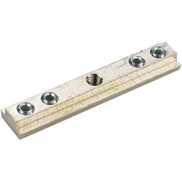Verbinder Liedeco, L:5cm &Oslash;:2,8cm, grau, Gardinenstangenhalterungen, f&uuml;r 28 mm Innenlaufprofile mit 6 mm Laufkanal