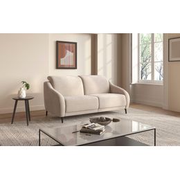Sit & More 2,5-Sitzer SIT & MORE, B:172cm H:93cm T:104cm, beige, 100% Polyester, Sofas, "Blues", wahlweise mit Klapptisch und USB