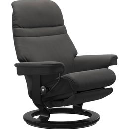 Relaxsessel stressless, B:79cm H:103cm T:78cm, grau, Leder BATICK: BATICK ist ein leicht korrigiertes, durchgef&auml;rbtes und genarbtes M&ouml;belleder, bei