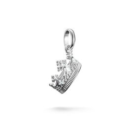 Thomas Sabo Damen Charm-Einhänger "Charm Krone mit Zirkonia - Connect", silber, Silber 925 (recycelt), Charms, mit Zirkonia (synth.)