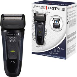 Remington Elektrorasierer "F4002 Style Series Foil Shaver F4", blau, B:6,2cm H:15,5cm T:4,1cm, Elektrorasierer, +3-Tage Bart-Aufsatz/Schutzkappe,