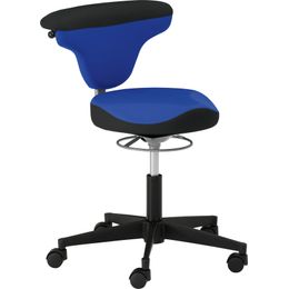 mayer Sitzmöbel Drehstuhl MAYER SITZMÖBEL, B:59cm H:66cm T:68cm, blau, Polyester, Büro, Stühle, "1351V", belastbar bis 140 kg