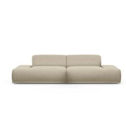Big-Sofa Trendmanufaktur, B:300cm H:72cm T:107cm, silber, 100% Polyester, Sofas, "Braga, toller Sitzkomfort, Designsofa", in moderner Optik, mit