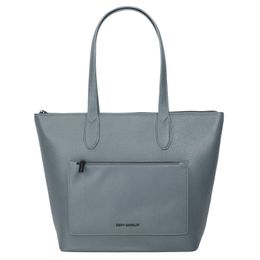 Betty Barclay Damen Shopper, blau, Kunstfaser, leicht glänzend, unifarben, Taschen