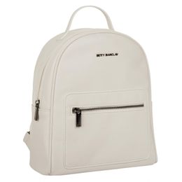 Betty Barclay Damen Cityrucksack, wei&szlig;, Kunstfaser, Rucks&auml;cke