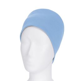 TRIGEMA Damen Strickmütze "TRIGEMA Soft-Cap", blau, Baumwollmischung, Mützen