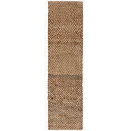 L&auml;ufer FLAIR RUGS, B:60cm H:10mm L:230cm, beige, Jute, Flur, Teppiche, "Sol, aus gewebter Jute"