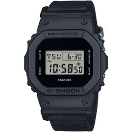 Casio G-SHOCK Kinder Chronograph, schwarz, Armbanduhren, Quarzuhr,Armbanduhr,Herrenuhr,digital, bis 20bar wasserd. Nylonarmband