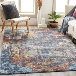 Teppich LIVABLISS, B:200cm H:13mm L:275cm, bunt, Kunstfaser, Wohnzimmer, Teppiche, "MIAMI", Moderner Designerteppich in Marmor Optik, Kurzflor