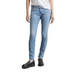 Marc O'Polo MARC O'POLO Damen Slim-fit-Jeans "aus Organic Cotton Stretch", blau, Gr. 25, unifarben, Obermaterial: 98% Baumwolle, 2% Elasthan; Futter: 65%