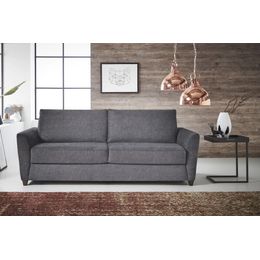 Schlafsofa Bali, B:215cm H:93cm T:103cm, grau, Wohnzimmer, Sofas, "Dallas, Dauerschläfer", in 140er und 160er Breite, inkl. Ergoflex-Unterfederung