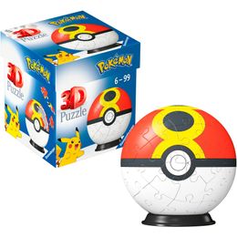 Ravensburger Kinder 3D-Puzzle "Pokémon Wiederball", bunt, Ø:7,5cm, Puzzles, Made in Europe