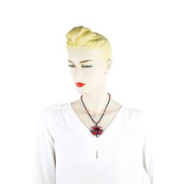 Damen Kette mit Anh&auml;nger "Venedig", rot, Basic, Collezione Alessandro, Glas, Halsketten, aus echten Glasperlen